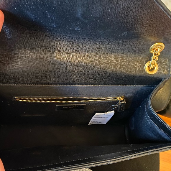 Yves Saint Laurent | Bags | Ysl Large Envelope Chain Bag In Black ...